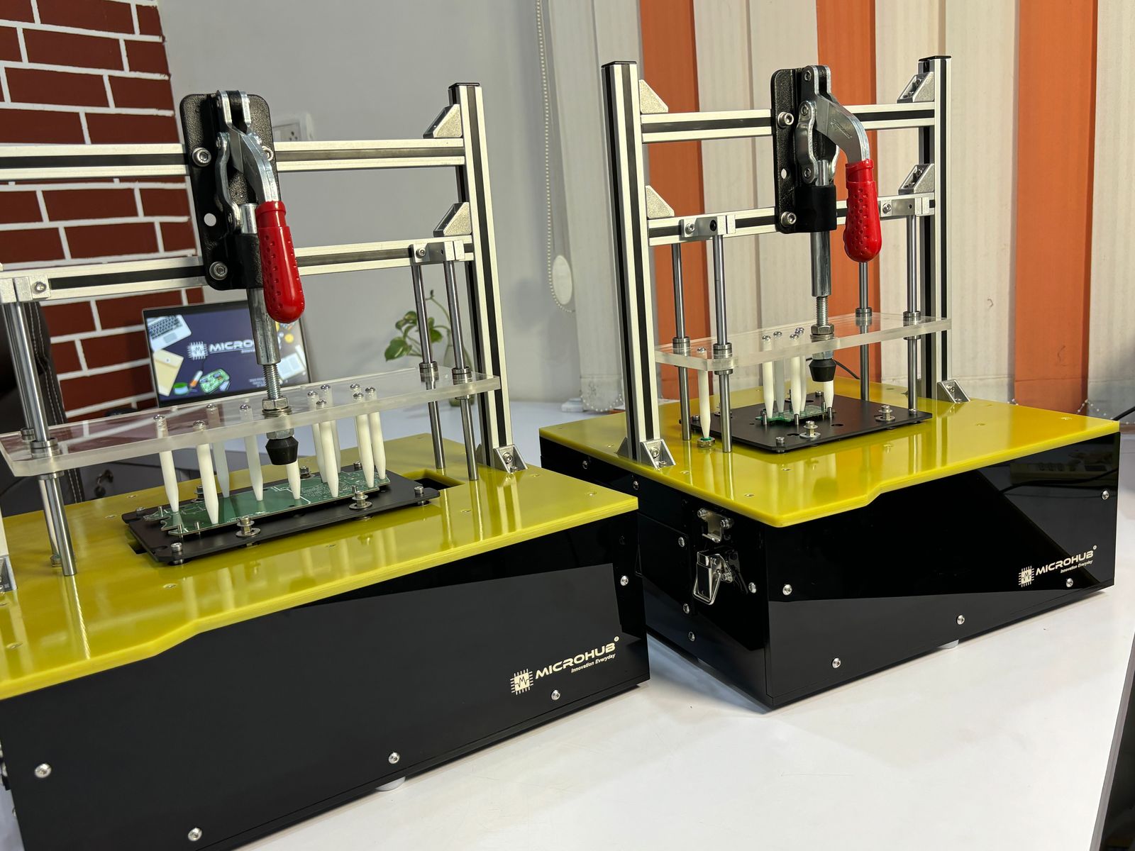 Manual Test Fixtures | Custom PCB Test Fixtures | Microhub